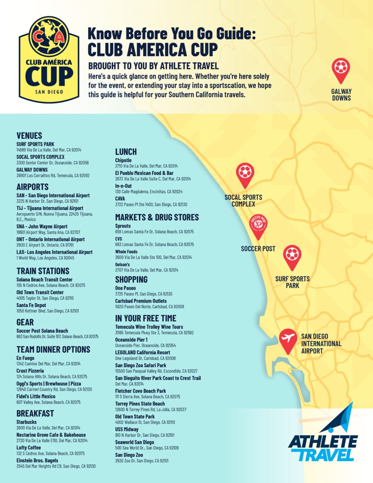 2024 Club América Cup Know Before You Go Guide - Athlete Travel